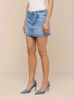 L'Agence Solene Denim Mini Skirt