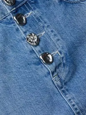 L'Agence Solene Denim Mini Skirt
