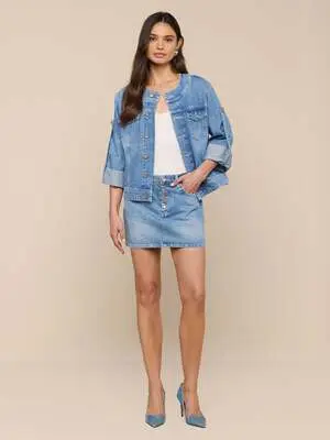 L'Agence Anouk Denim Jacket