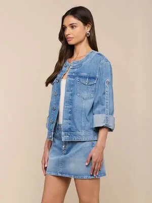 L'Agence Anouk Denim Jacket