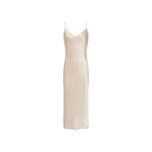 L'Agence Seridie Silk Slip Dress - Champagne