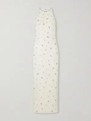 CLIO PEPPIATT Embellished Tulle Gown - Neutrals