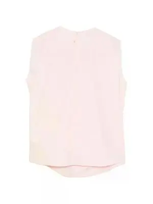 JNBY Draped Sleeveless Top With Rear Zip - Pink