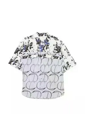 CROQUIS Abstract-print Shirt