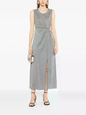 JNBY Stone Front Slit Dress - Grey