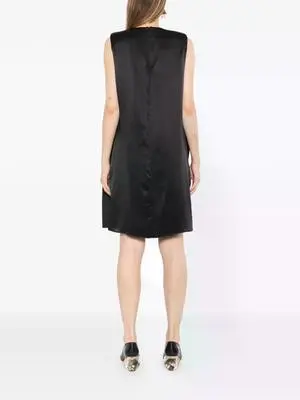JNBY Twisted Matte-silk Dress - Black