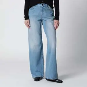 THE ROW Eglitta Cotton Denim Jeans - Blue