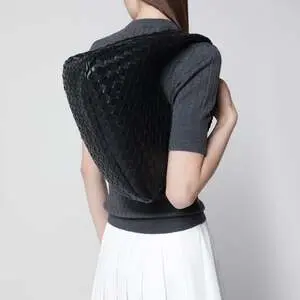 Bottega Veneta Medium Campana Bag - Black