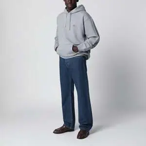 Valentino Garavani Vlogo Signature Embroidered Hoodie - Grey