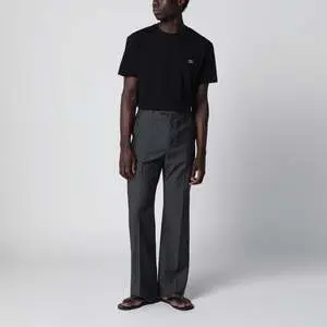 Valentino Garavani Cotton T-shirt With Vlogo Embroidery
