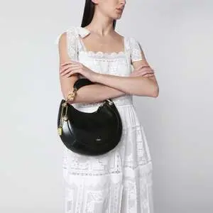 Chloé Marcie Leather Shoulder Bag - Blue