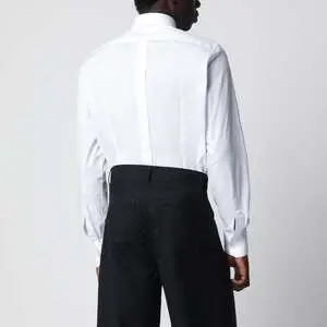 Dolce & Gabbana Gold Fit Stretch Poplin Shirt In Optical
