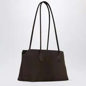 THE ROW Terrasse Nubuck Calfskin Leather Shoulder Bag