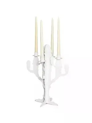 ARTI & MESTIERI Cactus-shape Candelabra - White