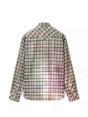 Versace Check-print Western-yoke Shirt