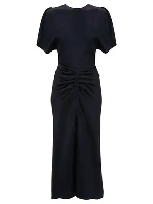 Victoria Beckham Bela Midi Dress - Blue