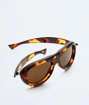 Bottega Veneta Sardine Aviator Sunglasses