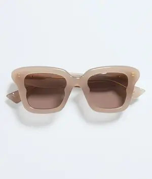 Bottega Veneta Sophia Ribbon Butterfly Sunglasses - Brown/red