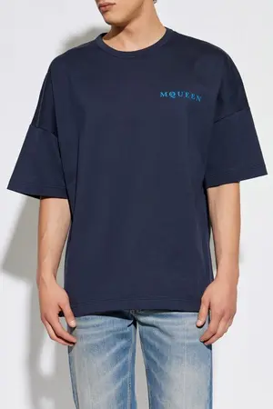 Alexander McQueen T-shirt With Printed Logo