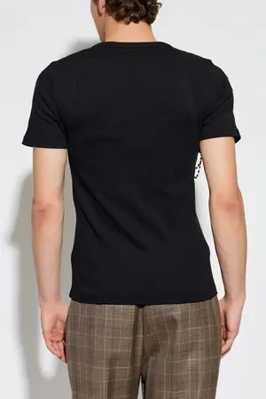 Alexander McQueen T-shirt With Detachable Chain