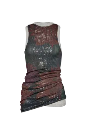 MAISON MARGIELA Sequin Asymmetrical Top - Multicolour