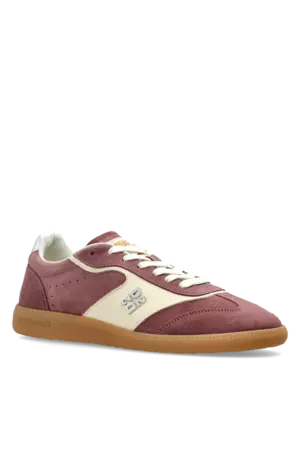 Dsquared2 Suede And Leather Low Top Sneakers - Purple