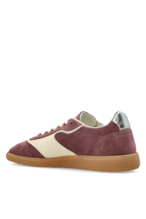Dsquared2 Suede And Leather Low Top Sneakers - Purple
