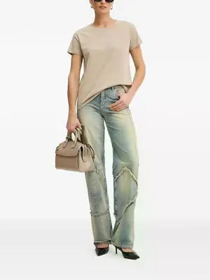 Armani Exchange Frayed Patchwork Jeans