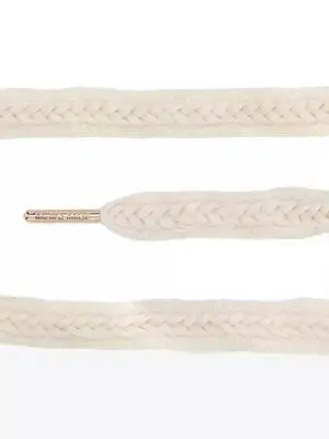 GOLDEN GOOSE Braided Shoe Laces With Logo Engraving - Neutrals