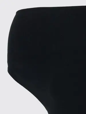 SEMICOUTURE Off-the-shoulder Jersey Top - Black