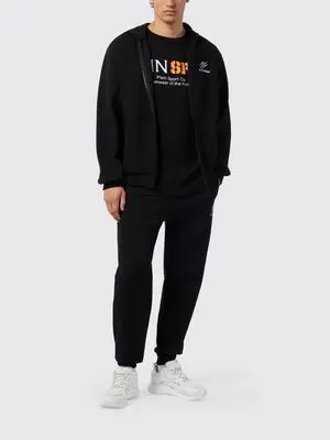 PLEIN SPORT Zip-up Hoodie - Black