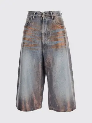 Acne Studios Printed Denim Culottes - Blue