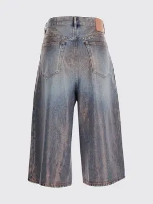 Acne Studios Printed Denim Culottes - Blue