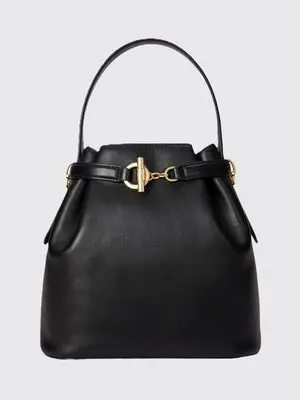 Ralph Lauren Smooth Calf Bucket Bag - Black