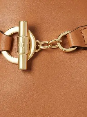 Ralph Lauren Smooth Calf Bucket Bag - Brown