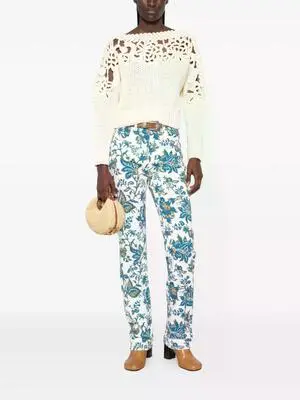 Etro Floral Print Jeans