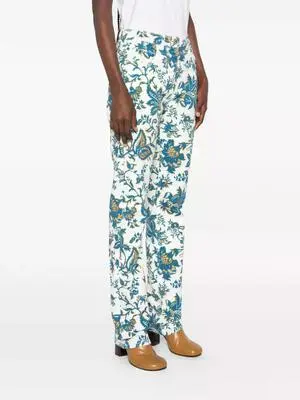 Etro Floral Print Jeans