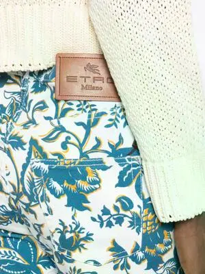 Etro Floral Print Jeans