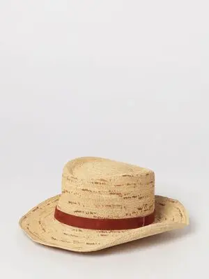 Borsalino Straw Hat - Brick Red