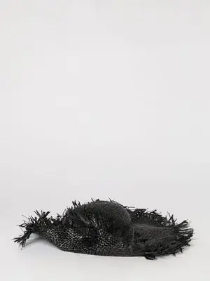 Emporio Armani Straw Hat - Black