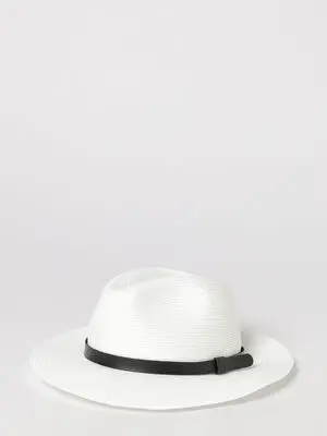 Emporio Armani Panama Hat - White
