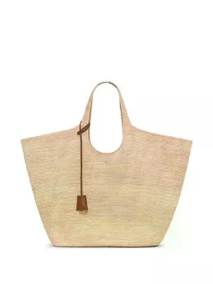 ANINE BING Lili Raffia Tote Bag - Neutrals