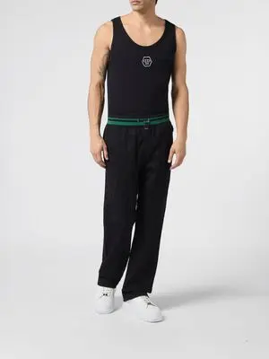 Philipp Plein Textured Logo Joggers