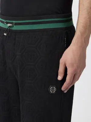 Philipp Plein Textured Logo Joggers
