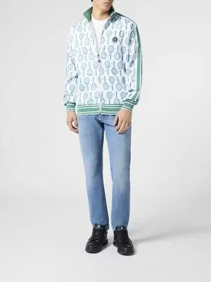 Philipp Plein Tennis Club Printed Track Jacket