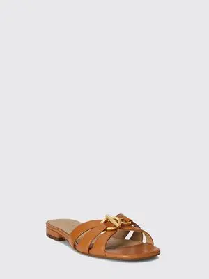 Ralph Lauren Heeled Sandal - Brown