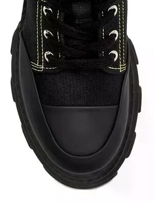 GANNI Trail Contrast-stitch Combat Boots