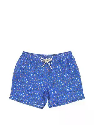 MC2 SAINT BARTH Bbq Print Swim Shorts