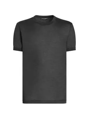 Dolce & Gabbana Silk T-shirt - Grey