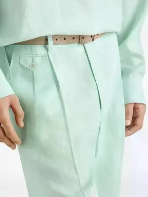 Dolce & Gabbana Linen Bermuda Shorts